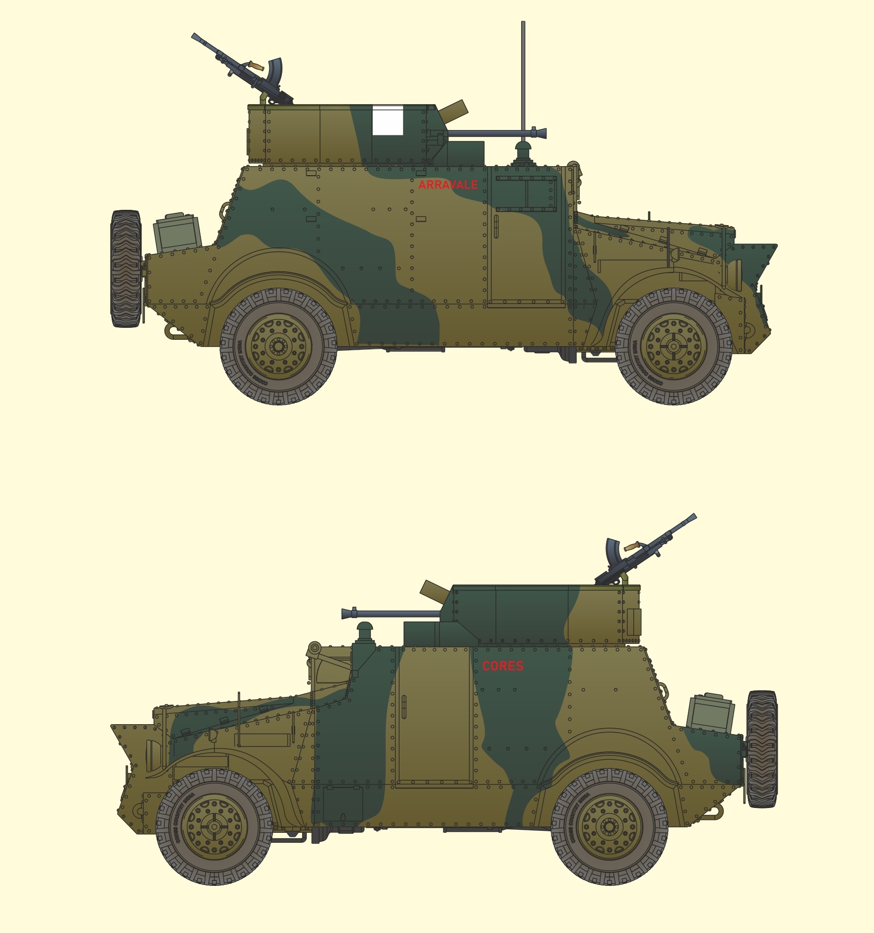 Morris CS9 Light Armoured Car - Missing-Lynx