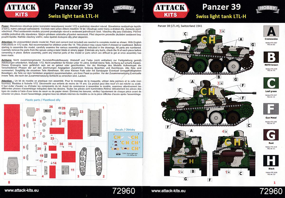 New kit news: LT-40 & LTL-H (Panzer 39) by Attack - Page 3 - Missing-Lynx