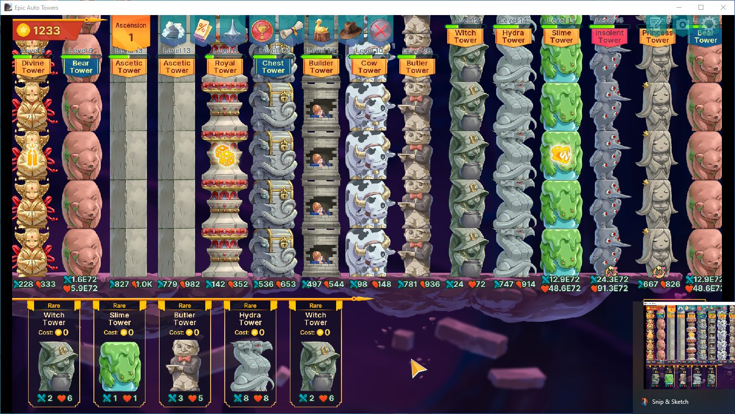 Infinite rare tower :: Epic Auto Towers General Discussions